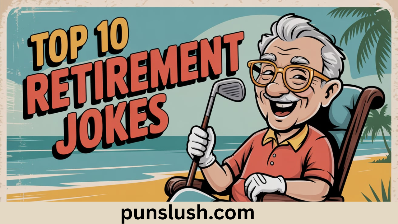 275+ Funny Retirement Puns & Jokes One Liner (2025)